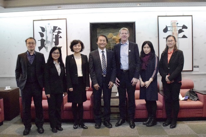 FULBRIGHT學術交流基金會執行長蒞校交流 合力推動英語協同教學助理計畫(2019年)